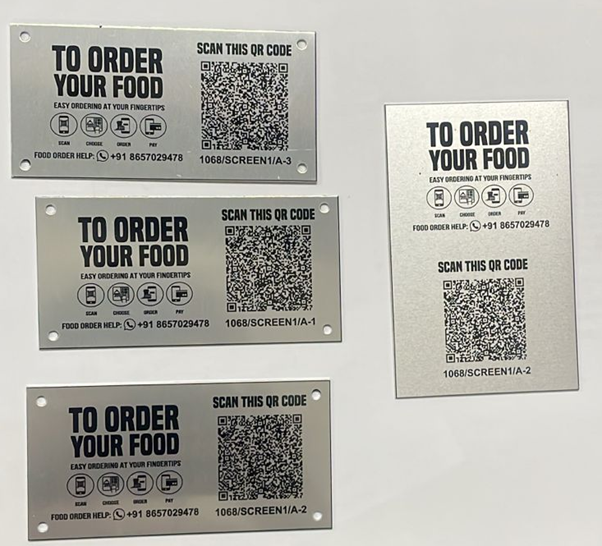 Laser Engraved QR & Barcode labels – Expert Enterprises